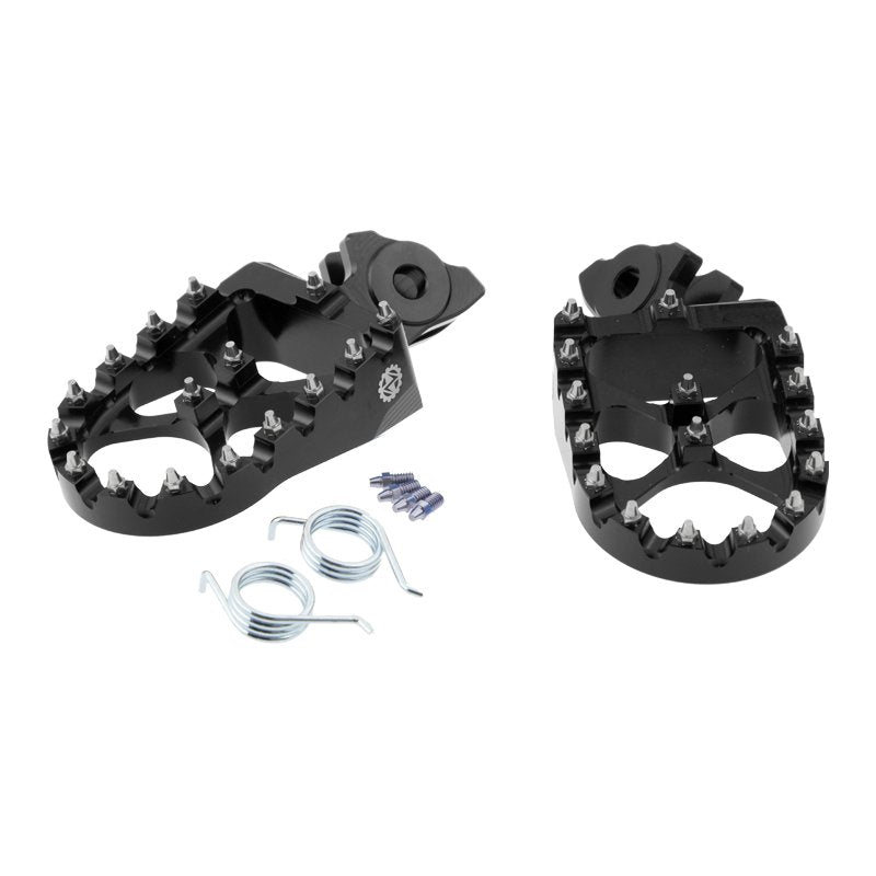 Aluminium Foot Pegs Extra wide Black Talaria / Sur-Ron / Segway ...